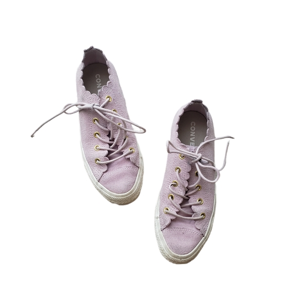 Converse | Shoes | Converse Chuck Taylor All Star Size 65 Low Frilly ...